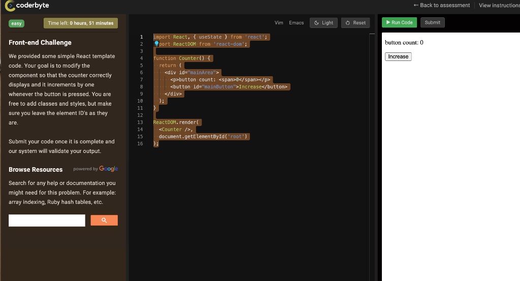 SOLVED: Front-end Challenge We provided some simple React template code. Your goal is to modify ...