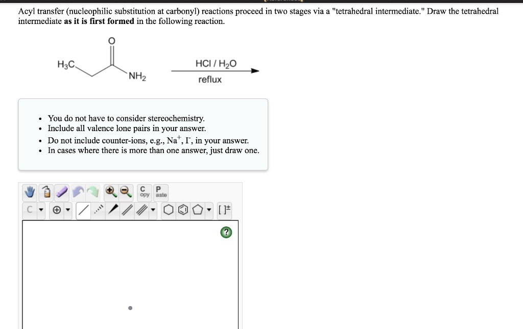 Acyl transfer (nucleophilic substitution at carbonyl) reactions proceed ...