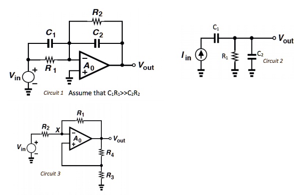 SOLVED: Find the transfer function H(s) for the circuits below. Make s ...