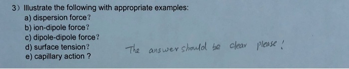 SOLVED: Illustrate the following with appropriate examples: dispersion ...
