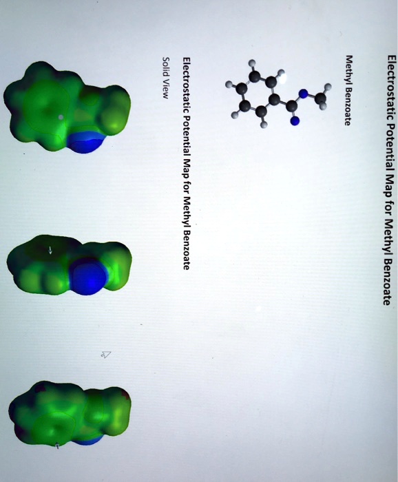SOLVED: Methyl Electrostatic Benzoate Potential Map for Methyl Benzoate ...