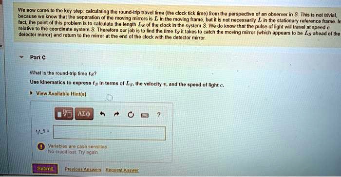 We now come to the key step calculating the round-trip travel time (the ...