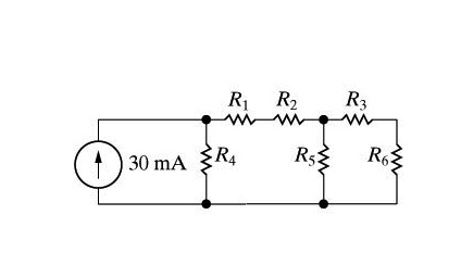 30 mA R1 R2 R3 R4 R5 R6