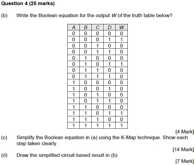 SOLVED: Write or type clearly to avoid dislike. Question 4 (25 marks ... SOLVED: Write or type clearly to avoid dislike. Question 4 (25 marks ...