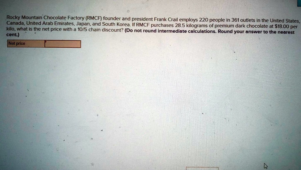 rocky mountain chocolate factory rmcf founder and president frank crail ...