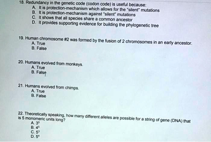 18 redundancy in the genetic code codon code is useful because itis ...