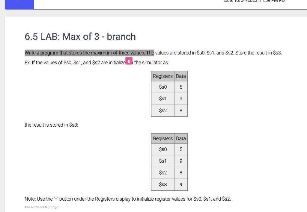 [get Answer] 6 5 Lab Max Of 3 Branch Write A Program That Stores The Maximum Of Three Values