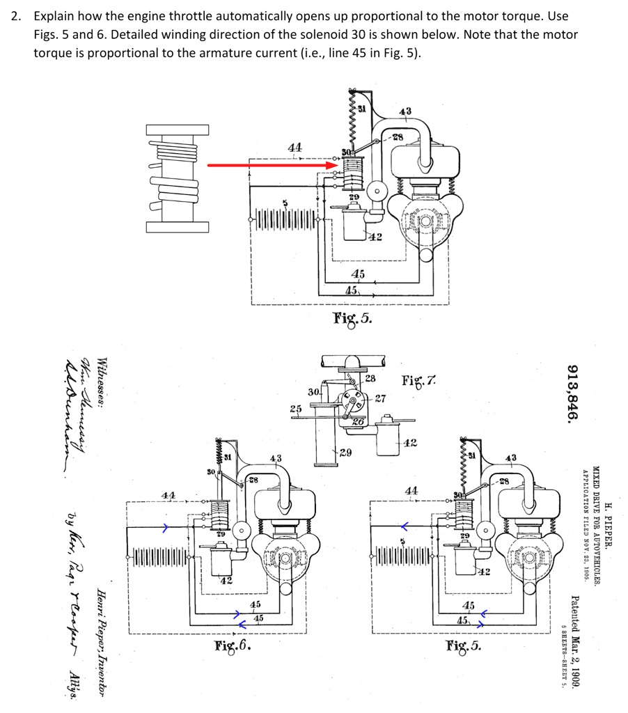 2. Explain how the engine throttle automatically opens up proportional ...