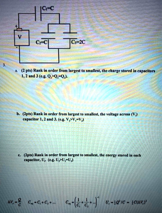 SOLVED: ICr-C C;-2C (2 pts) Rank in order from largest to smallest; the ...