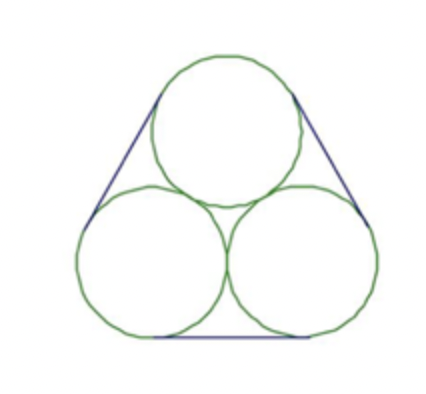 SOLVED: The figure shows three circular pipes, all with 12-inch ...