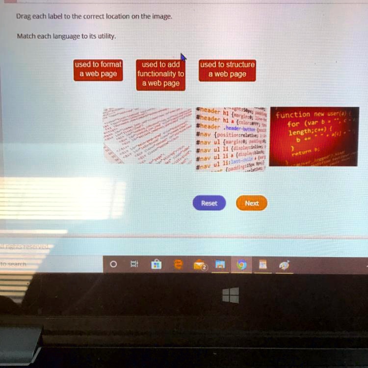 SOLVED: 'Please help Drag each label to the correct location on the image. Match each language ...