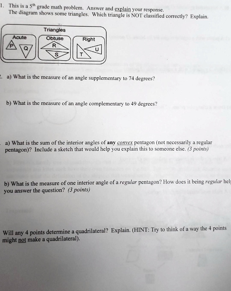 SOLVED: This is a 5th grade math problem.Answer and explain your ...