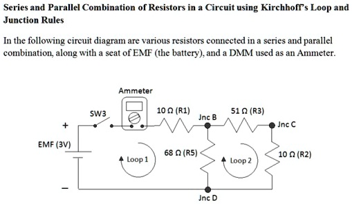 SOLVED: Text: Series and Parallel Combination of Resistors in Circuit ...