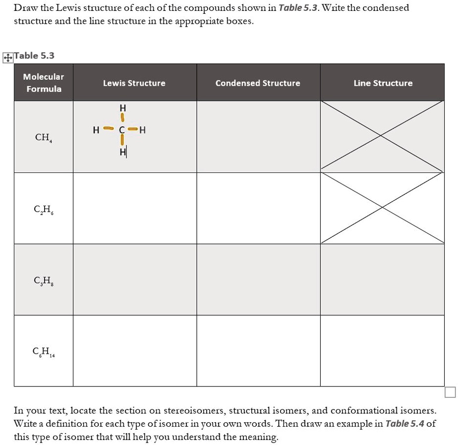 SOLVED: Text: Draw the Lewis structure of each of the compounds shown ...