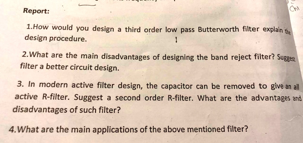 SOLVED: Electronic Lab Report: Design Procedure for a Better Circuit Design