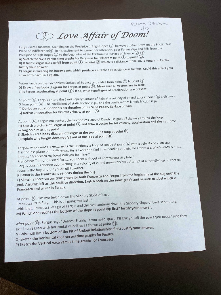 venra junveun love affair of doomt hones he avas her down on the frictioniess fergus iikes ...