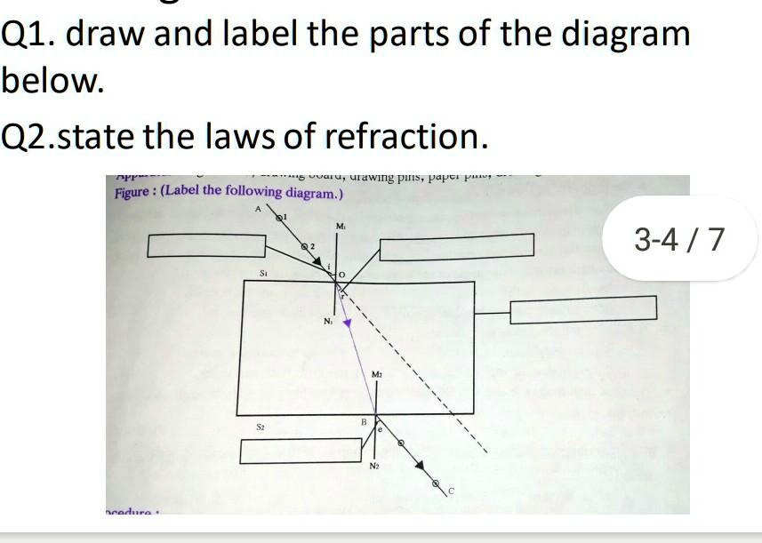 SOLVED: 1) Draw and label the parts of the diagram below. 2) State the ...