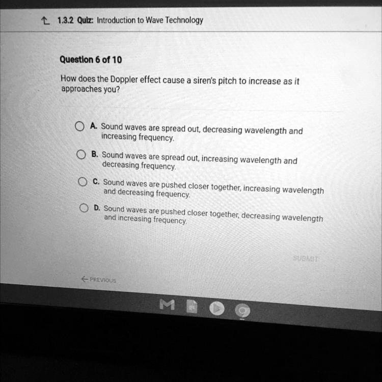 How does the Doppler effect cause a siren's pitch to increase as it ...