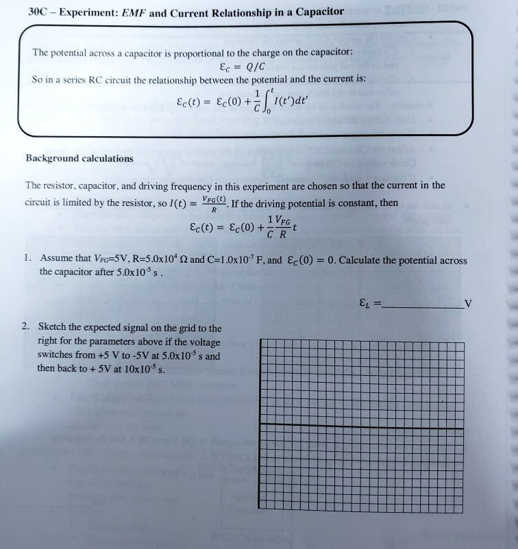 j0c experiment emf and current relationship in capacitor the potential ...