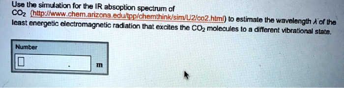 use the simulation for the ir absoption spectrum of coz hltp m chem ...