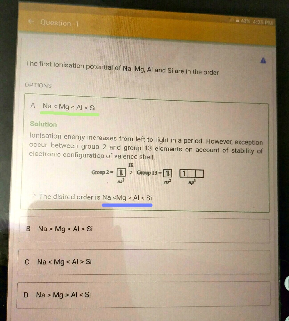 'the option given is correct but the explanation answer is different ...