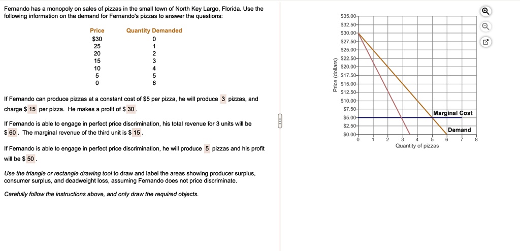 use the triangle or rectangle drawing tool to draw and label the areas ...