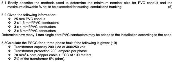 5.1 Briefly describe the methods used to determine the minimum nominal ...