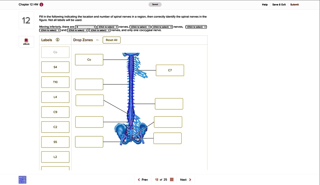 chapter 12 hw saved help save exit submit 12 fill in the following indicating the location and ...