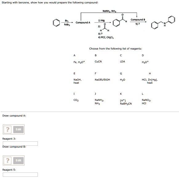Starting with benzene, show how you would prepare the following ...