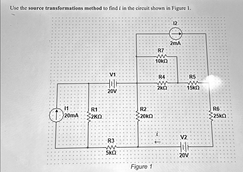 Solved Use The Source Transformations Method To Find I In The Circuit