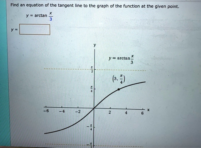 SOLVED: Find an equation of the tangent line to the graph of the ...
