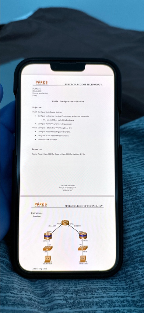 SOLVED: Configure basic device settings. Configure hostnames and ... SOLVED: Configure basic device settings. Configure hostnames and ...