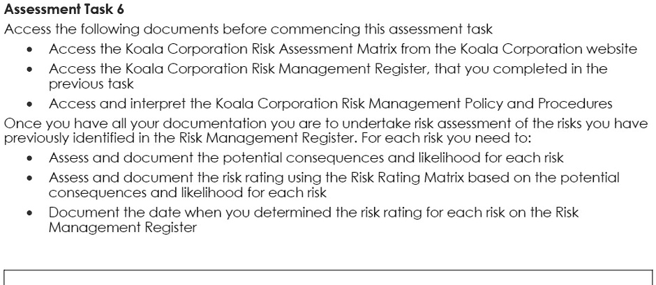 SOLVED: Assessment Task 6: Access the following documents before commencing this assessment task ...