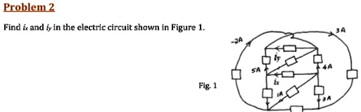 SOLVED: find ix and iy in the electric circut as shown in the figure ... SOLVED: find ix and iy in the electric circut as shown in the figure ...