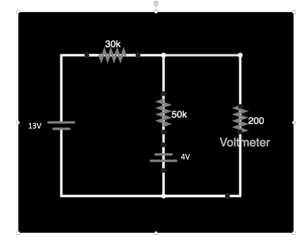 Solved Calculate The Voltage And Current Going Through Each Resistor