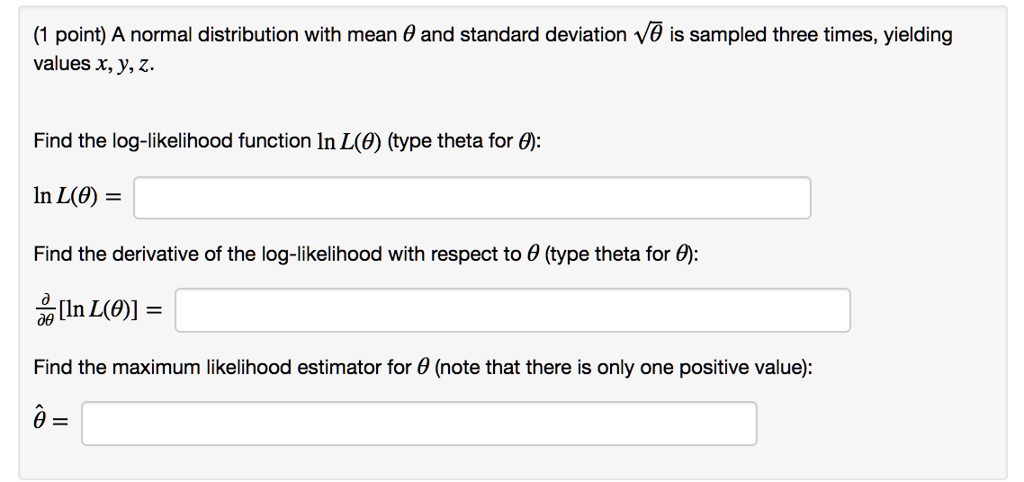 SOLVED: A normal distribution with mean 0 and standard deviation Ïƒ is ...