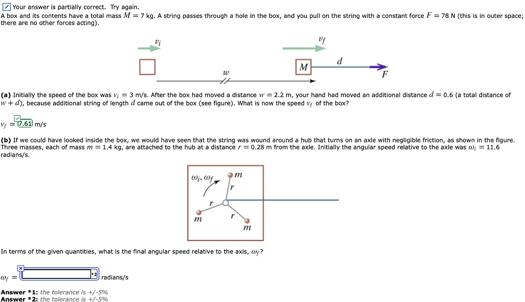 Your Answer Partially Correct Try Again Box And Its Contents Have Total