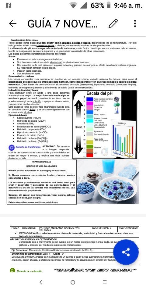 SOLVED: De acuerdo a la imagen responde: cuál de las sustancias es la ...