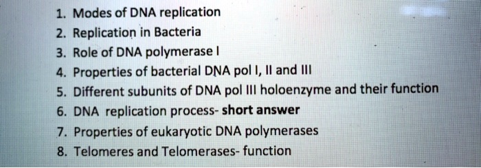 modes of dna replication 2 replication in bacteria role of dna ...