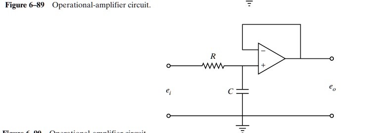 [GET ANSWER] Figure 6-89 Operational-amplifier circuit.