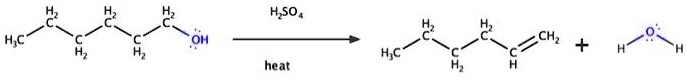 SOLVED: Write a complete, logical, step-by-step mechanism for the dehydration of 1-hexanol to 1 ...