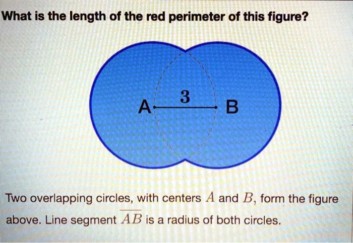 what is the length of the red perimeter of this figure 3 a b two ...