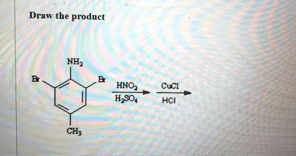 SOLVED: Draw the product H2SO4 CuCl2 CH4 NH3