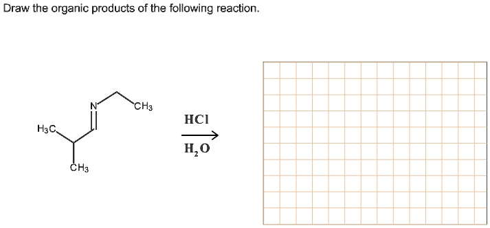 SOLVED: 'Draw the organic products of the following reaction Draw the ...