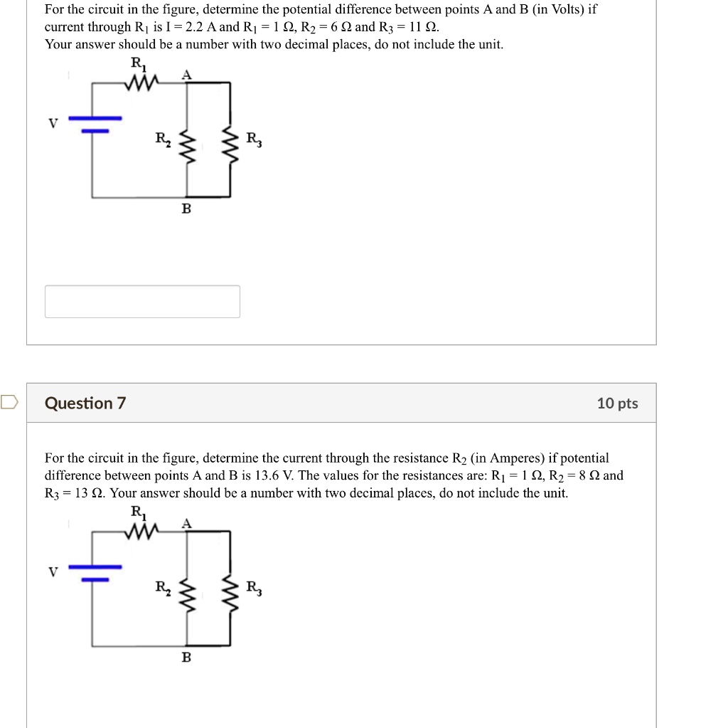 For the circuit in the figure, determine the potentia… - SolvedLib For the circuit in the figure, determine the potentia… - SolvedLib