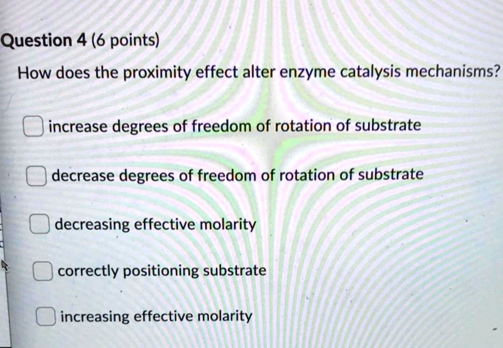 SOLVED: Question 4 (6 points) How does the proximity effect alter ...