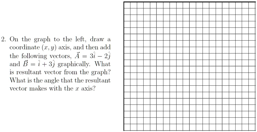 SOLVED: 2 On the graph to the left. draw coordinate (x. y) axis; and ...