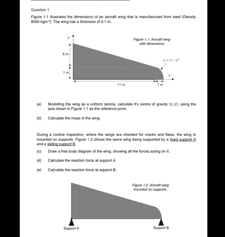 SOLVED: Text: Question Figure 1 illustrates the dimensions of an ...
