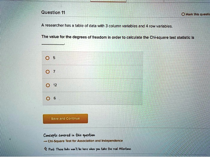 SOLVED: A researcher has a table of data with column variables and row variables. The value for ...