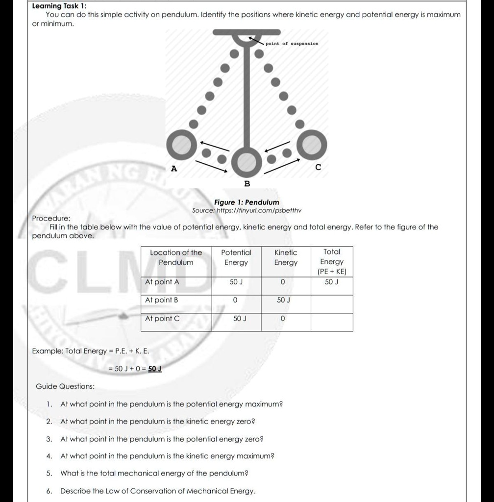 Learning Task 1: You can do this simple activity on...